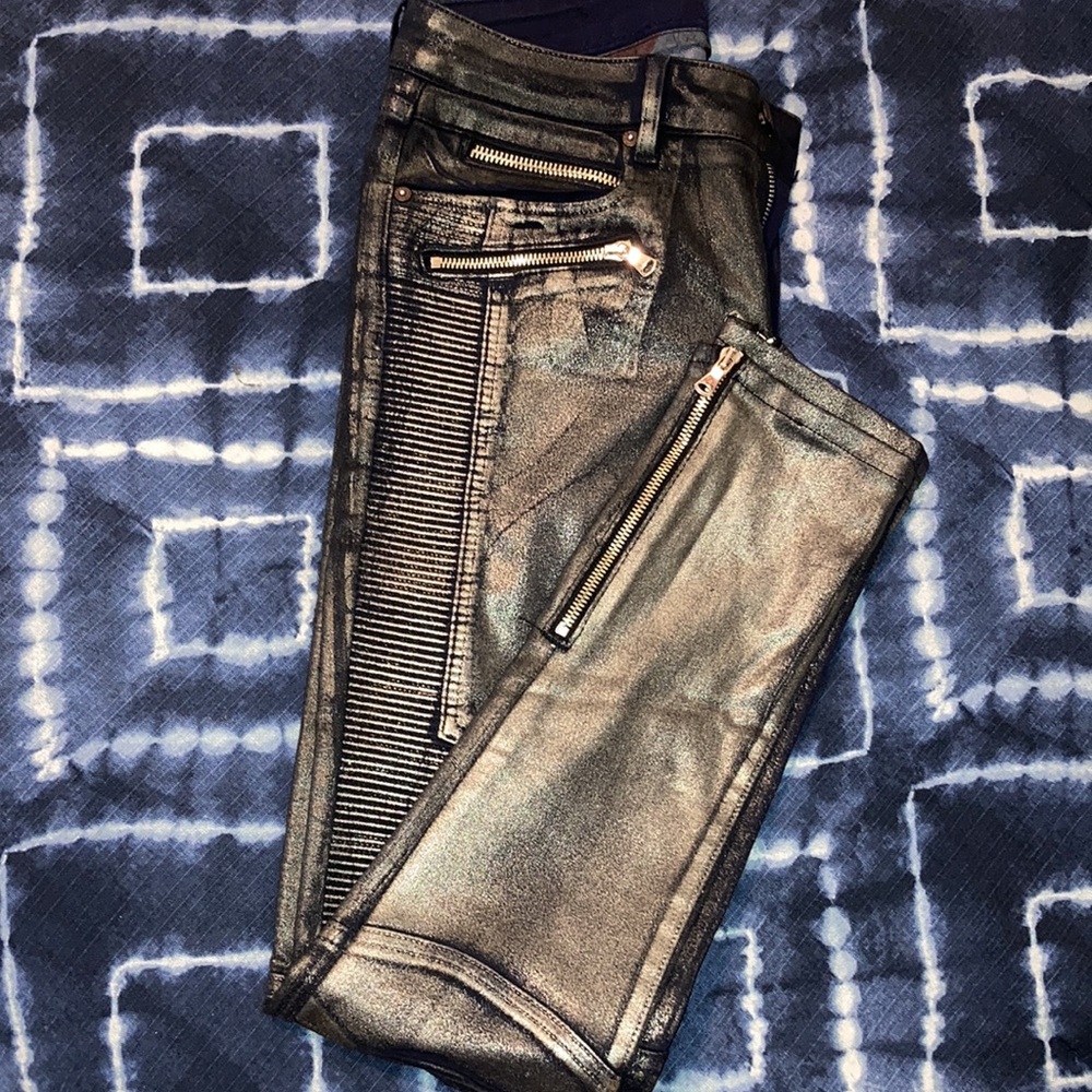 Rare Rockstar Sushi Moto Jeans - Gem